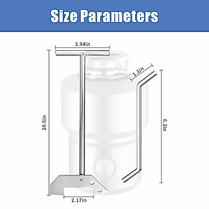 Luxmool Garbage Disposal Wrench Tool/Garbage Disposal Unjamming Tool by Compatible with Moen Garbage Disposals/InSinkErator WRN-00 - Designed to Dislodge Jams or Clutter from Above the Sink