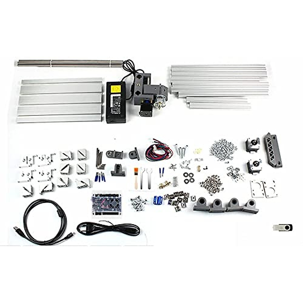 CNCTOPBAOS 3 Axis Desktop DIY Mini CNC 3018 Router Kit GRBL Control Plastic Acrylic PCB PVC Wood Carving Milling Engraving Machine Working Area 30x18x4.5cm