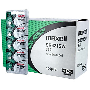Maxell 364 Sr621Sw 1.55V Sheng Maxell Mike Seelbach Watch Battery Coin Button Batteries(20pcs)
