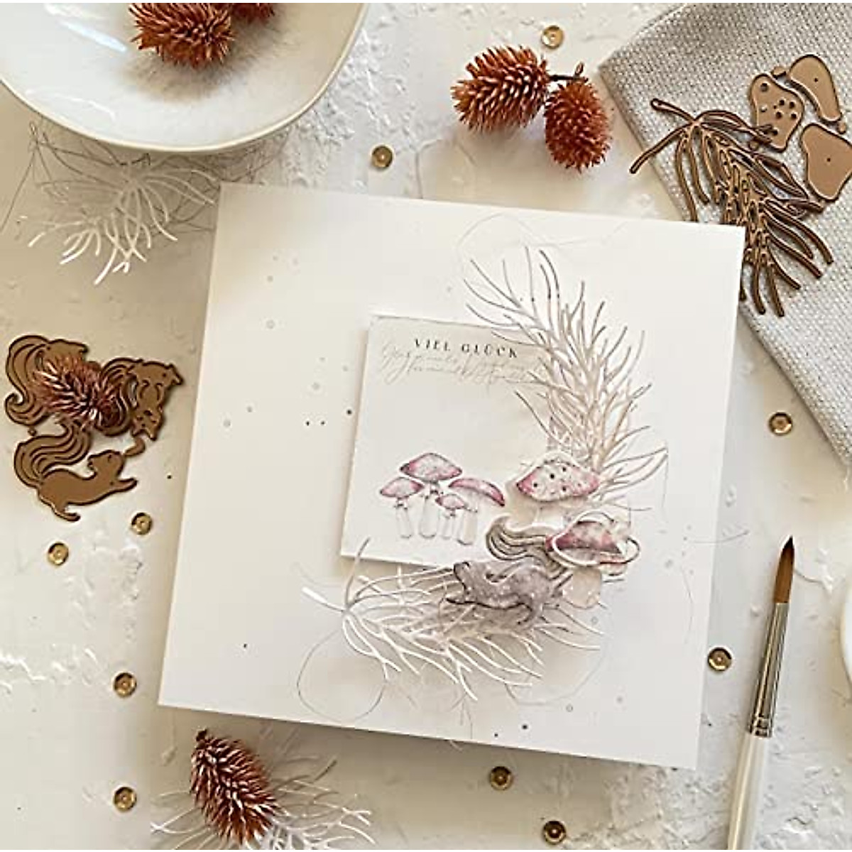 Metal Cutting Die for Scrapbooking - Durable, Grass Cut Stencils for DIY Scrapbook Photo Album Decorative Paper Card, Card Making Supplies, Embossing, Stencils & Crafting Die Cut