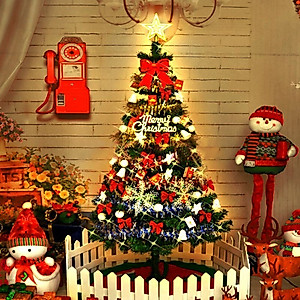 LINKUME Solar String Lights Garden, 24 Ft 30 Crystal Balls Waterproof LED Fairy Lights, 8 Modes Outdoor Solar Powered Lights, Decorative Lighting for Home, Garden, Party, Festival