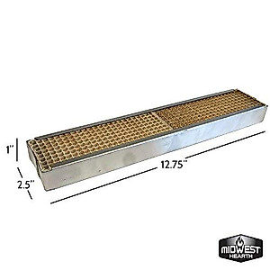 Midwest Hearth Wood Stove Catalytic Combustor Replacement Catalyst Vermont Castings Defiant and Encore Flexburn (2.5" x 12.75" x 1" Ceramic) Made in USA