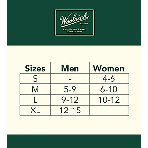 Woolrich Merino Wool Socks for Men - Made in USA, Crew Hiking Sock, Made of 78% Merino Lambswool w/Padded Arch, 2 Pairs