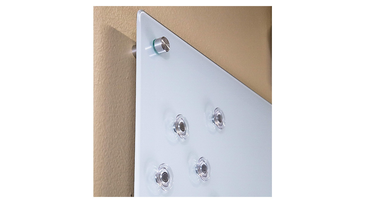 Reliable Clear Button Magnets for Glass Boards - 6 Pack
