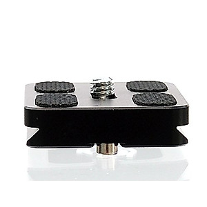 Fotasy 50mm Arca Swiss Type Clamp, Arca QR Clamp, 50 mm Arca Clamp, Arca Swiss Clamp, Quick Release Plate Clamp, QR Clamp, Arca Tripod Mount Adapter, for Tripod Head Monohead, with 50mm Arca Plate, Cl50_PU50, Black