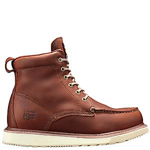 Timberland PRO Men's 53009 Wedge Sole 6" Soft-Toe Boot,Rust,10.5 M