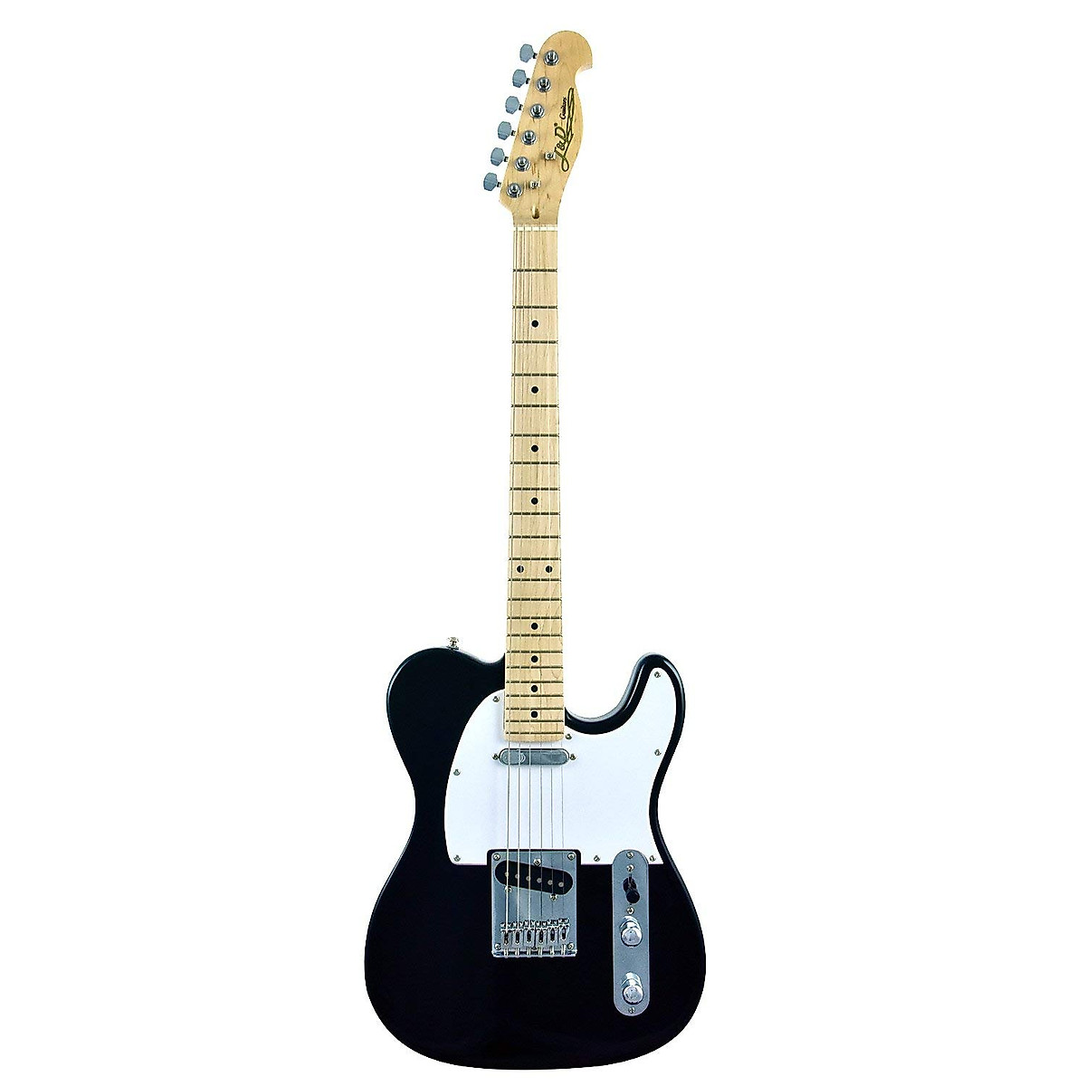 CNZ Audio Thinline TL Electric Guitar - Left Handed - Butterscotch Blonde Finish, Semi-Hollow Body, Amber Maple Gloss Neck and Fingerboard