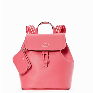 Kate Spade Rosie Medium Flap Backpack In Pink Peppercorn