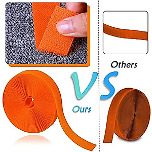 6 Rolls 100 Feet Carpet Marker Strips for Classroom, Mckanti Nylon Carpet Strips Carpet Spots Strips Floor Carpet Markers for Teachers Student Line up School Social Distance