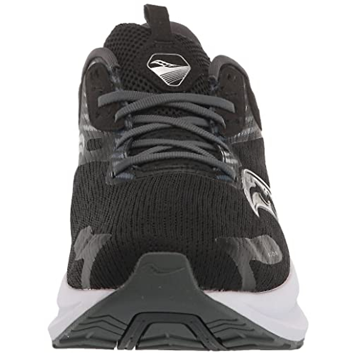 Saucony mens Axon 2 Running Shoe, Black/White, 12 US