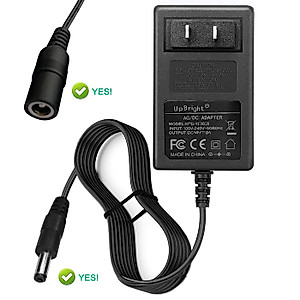 UpBright 24V AC/DC Adapter Compatible with Philips Hue Lightstrip Plus 2.0 HUE20 800276 800268 555334 Light Strip HUESTRIPMK2 71901 71902A 71903 S020CM2400083 S020YM2400083 20W 0.83A LED Power Supply