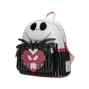 Nightmare Before Christmas Jack Skellington Valo-ween Mini Backpack - Entertainment Earth Exclusive