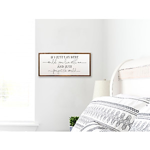 10x20 inches,If I Lay Here Would You Lie With Me Wall Decor - Bedroom Wall Decor - Bedroom Decor - Above Bed Decor - Bedroom Wall Art - Master Bedroom Wall Decor - Bedroom Wall Decor Over The Bed