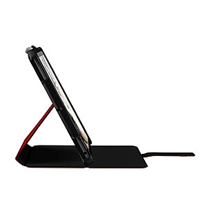 URBAN ARMOR GEAR UAG Designed for iPad 10.2 Case Red Magma, 9th Generation 2021, 8th Gen 2020, Rugged Heavy Duty Protective Durable Folio Cover & Kick Stand, w/Pencil Stylus Holder, Metropolis Series