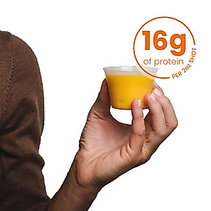 Vidafuel Protein Drink, 16g protein per 2oz shot, 32 fl oz carton, 2 Pack, berry and citrus, collagen and whey drink, no artificial sweeteners