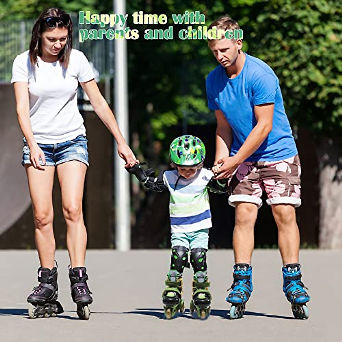 Adjustable Roller Skates for Kids Girls Ladies with Light Up Flash LED Wheels(Age 3-9),Fun Illuminating,Three-Point Type Balance,Gift Box Packing for Toddlers,Children,Youth (Camouflage, 3 Years)