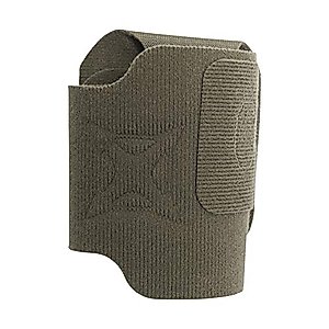Vertx Tactigami MPH SUB, Universal Handgun Holster for Tactical Gear, Appendix CCW Concealed Carry Firearm, Customized Fit, Attach to Loop Panel, One Wrap, Desert Tan