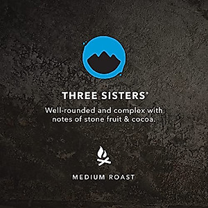 Three Sisters, Kicking Horse Coffee, Medium Roast, Ground, 10 oz - Certified Organic, Fairtrade, Kosher Coffee