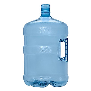 Brio B.P.A. Free 5 Gallon Plastic Crown Cap Reusable Water Bottle Container