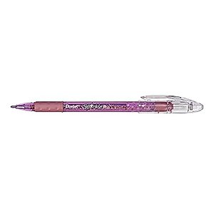 Pentel Sparkle Pop Gel Pen, 1.0mm Bold Point, Pink-Light Pink Ink (K91-DP)