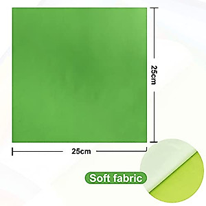 Meneng Solid Cotton Fabric Bundle: 50pcs Pack 10x10 Inch Percut Squares Assorted Washable Quliting Fabrics Bundles for Patchwork Sewing DIY Handmade Crafts