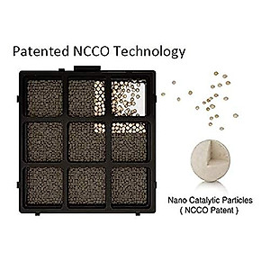 b-MOLA GO NCCO 1804 Portable Air Purifier (White) -Personal size, Ideal for car, travel, office and home.