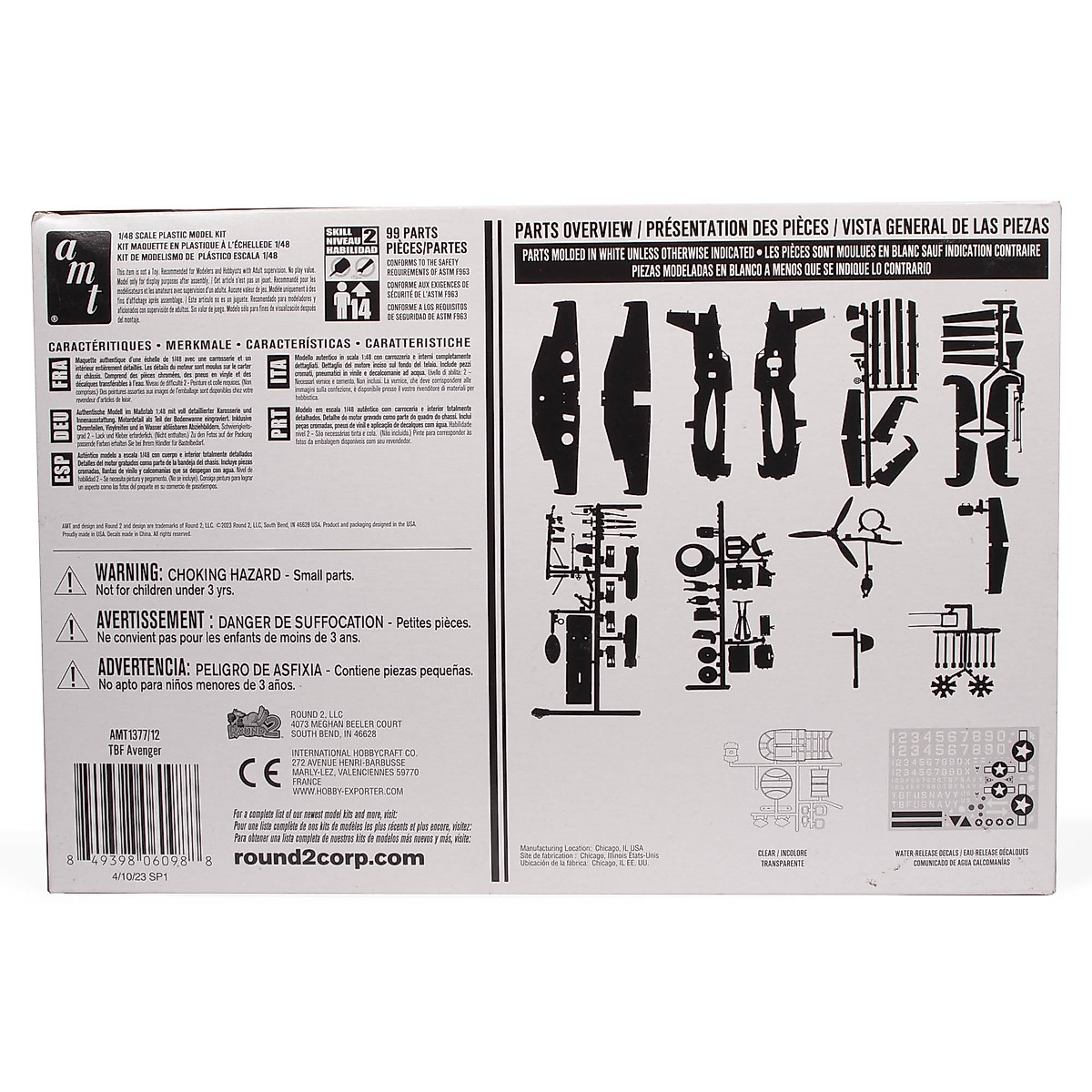 AMT TBF Avenger 1:48 Scale Model Kit