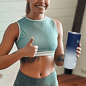 EBBUGAS New York EST 1903 Tumblers 20oz Straight Skinny Car Cups Sports Travel Coffee Mug, Stainless Steel, Insulated,Classic Collection Gifts for Men Women Fans.