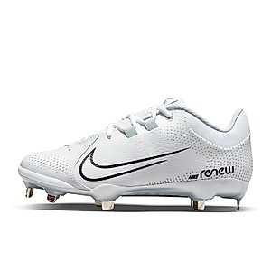 Nike Hyperdiamond 4 Pro Metal Softball Cleats White | Black Size 8.5 Medium