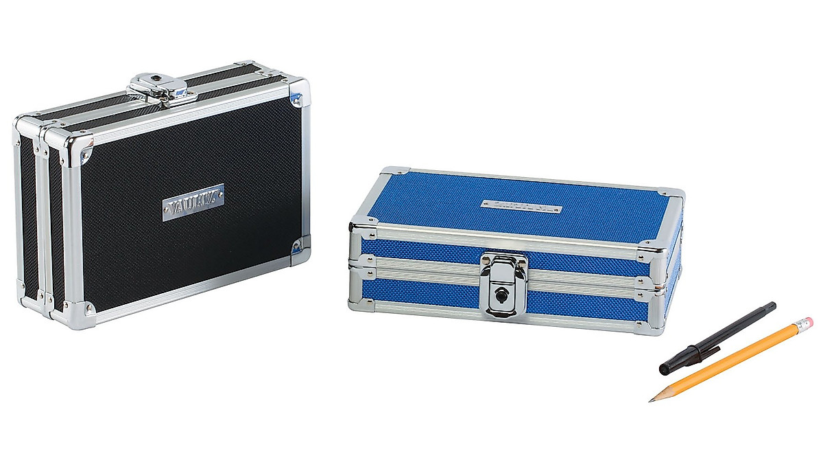 Vaultz Locking Pencil Box - Secure & Durable Storage for Students