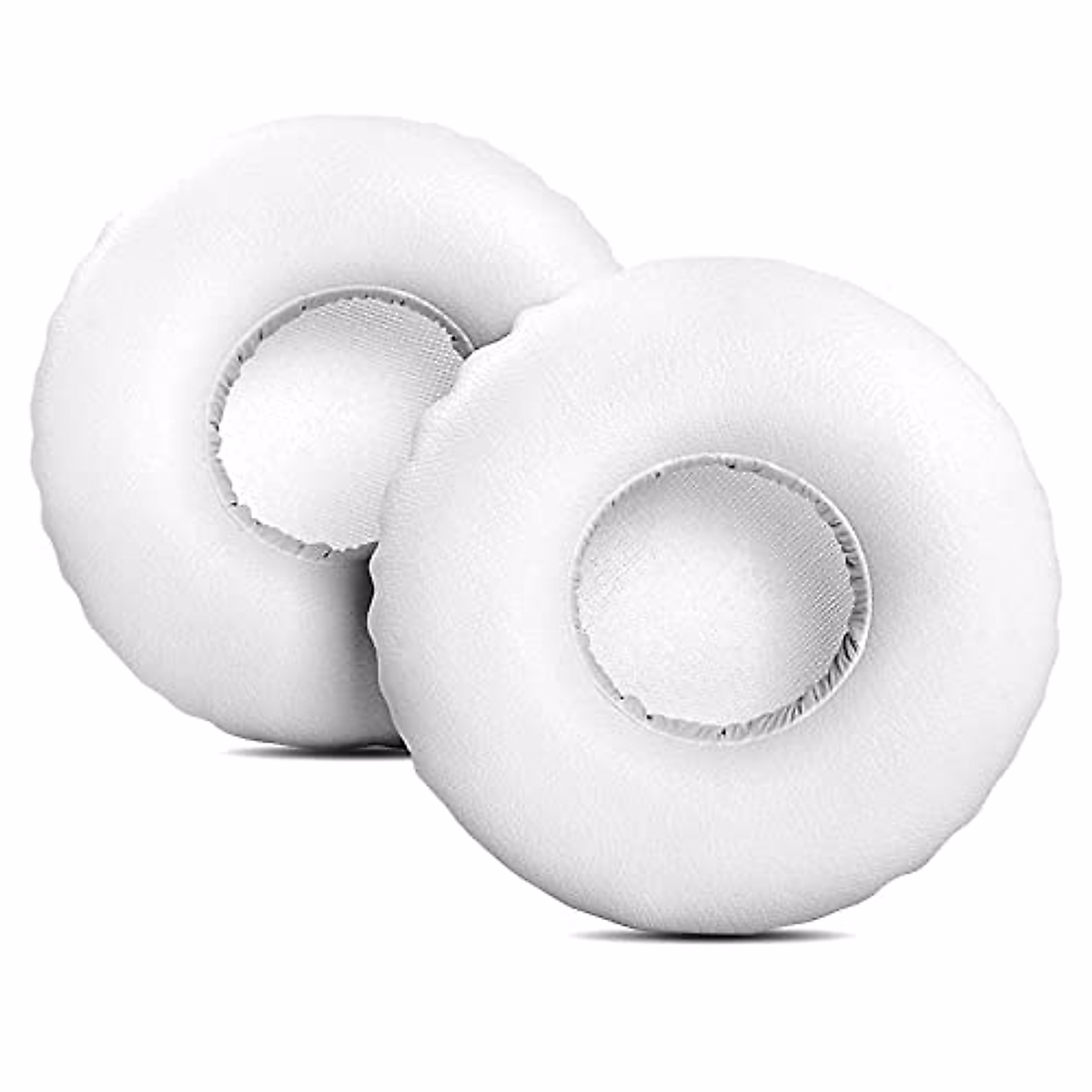 TaiZiChangQin White Ear Pads Memory Foam Earpads Cushion Replacement Compatible with Sudio Regent II Truly Wireless On-Ear Headset ( Protein Leather )