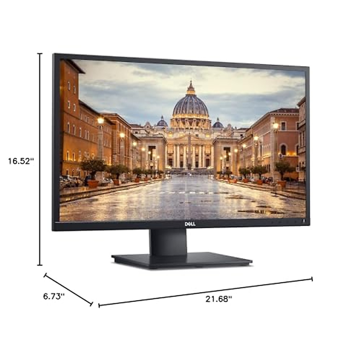 Dell E2420H 24 Inch FHD (1920 x 1080) LED Backlit LCD IPS Monitor with DisplayPort - VGA Ports 2-Pack (25WFD)