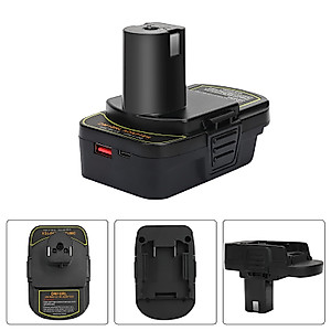 TENMOER DM18RL Battery Adapter for Dewalt to Ryobi Battery,for Dewalt 20V & Milwaukee M18 Battery Convert to Ryobi 18V P108 ABP1801 Battery