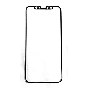 accessoriZe iPhoneX,iPhone10 360 degree glass screen protector (Black, iPhoneX)