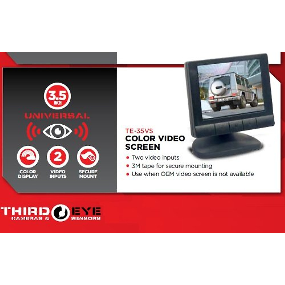 Metra Third Eye 3.5-Inch Color LCD Video Screen (Black)