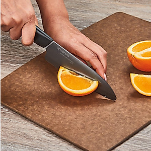 Kyocera Advanced Ceramic Revolution Series 5-1/2-inch Santoku Knife, Black Blade