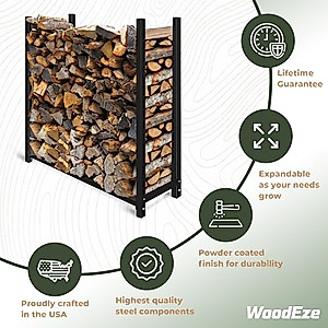 Woodeze Expandable Firewood Rack