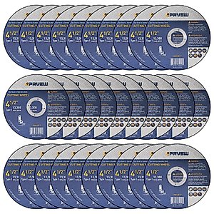 PRVEW 30-Pack Cut Off Wheels 4 1/2 Inch,4.5"x0.04"x7/8" Angle Grinder Cutting Wheel Cutting Disc,4.5 Inch Cut Off Wheel for Metal&Stainless Steel, Grinder Wheels for General Purpose Metal Cutting