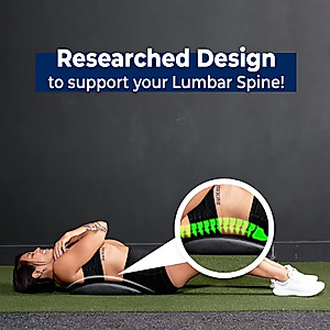 ABMAT Sit Up Mat- The Original Abdominal and Core Trainer Mat for Full Range of Motion Sit ups, Crunches and Ab Workouts Black Vinyl