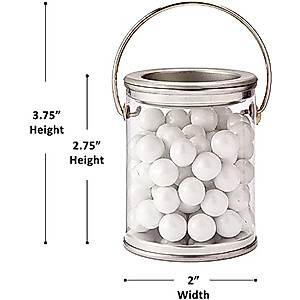 FASHIONCRAFT Wedding Bridal Party Favors, Mini Paint Can Mint Tin, Pack of 20
