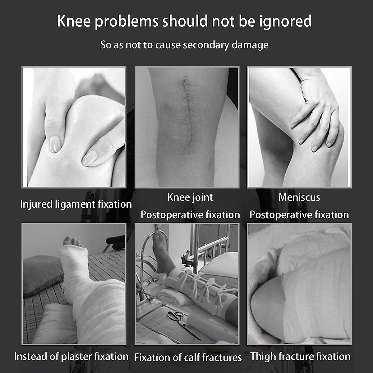 Hinged ROM Knee Brace Recovery Stabilization for ACL PCL MCL OSTE Arthritis Joint Injuries and Orthopedic Rehab Orthosis Stabilizer for Women and Men Fits Right or Left Leg