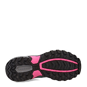 Saucony Women's Excursion TR16 Trail Running Shoe, Black/Fuchsia, 9.5 Wide