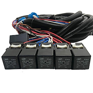 Boss Snow Plow Vehicle Side 13-Pin Wiring Harness 2008+ 5 Relay Main Truck Side MSC08001