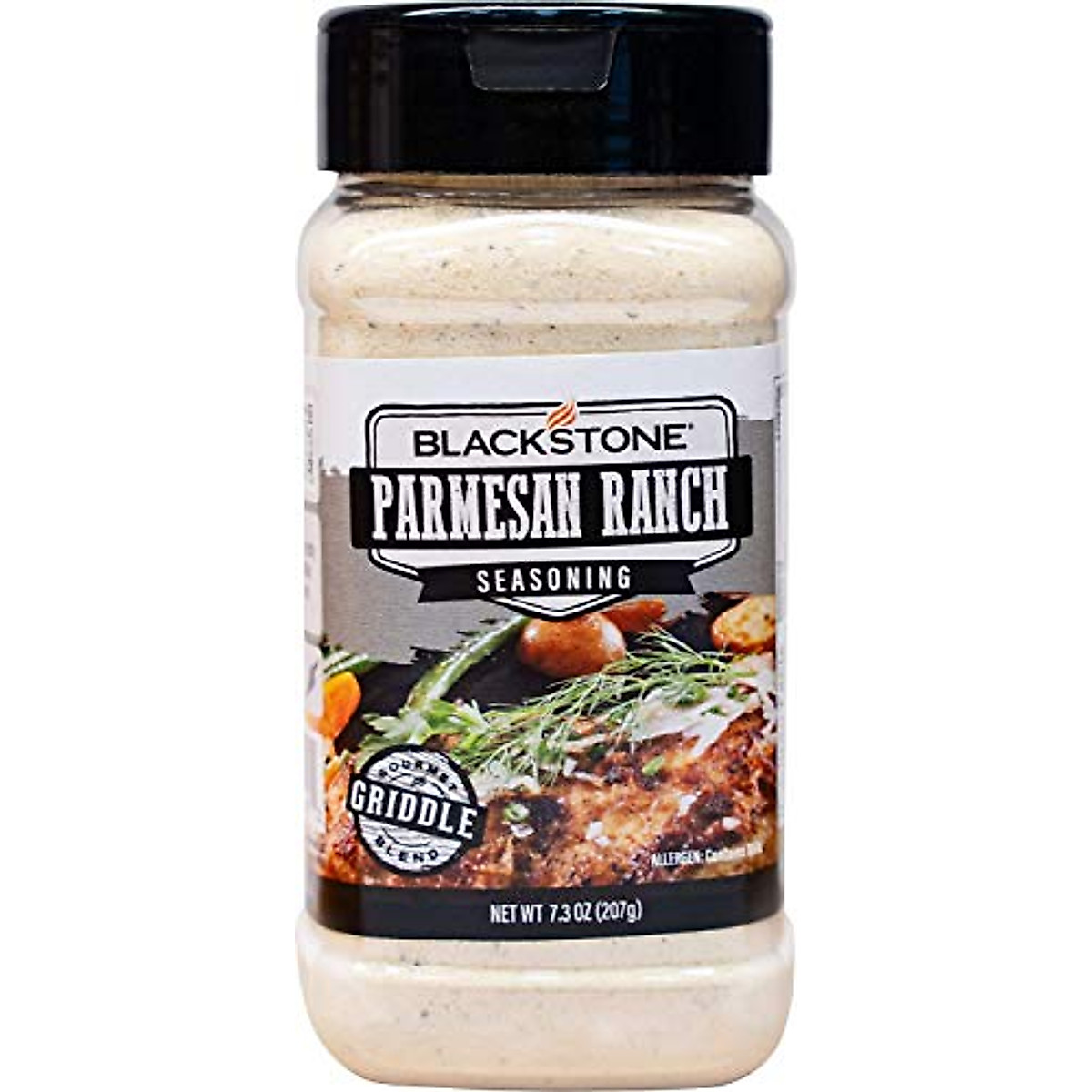 BBQ Seasonings and Rub Bundle - Blackstone All Purpose Seasoning 7.3 oz, Parmesan Ranch 7.3 oz, and Tequila Lime 7.4 oz with Coastal Cafe Dry Rub Tip Sheet (All Purpose/Parmesan Ranch/Tequila Lime)