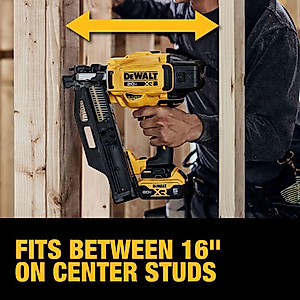 Dewalt DCN920P1 20V MAX Brushless 21-Degree Lithium-Ion Cordless Plastic Framing Nailer Kit (5 Ah)