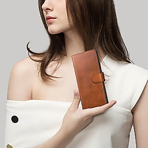 DJBull 2-in-1 Detachable for Samsung Galaxy A14 5G Wallet case with Credit Card Holder【RFID Blocking】,Flip Folio Book PU Leather Protective Cover Women Men for Samsung A14 Phone case Light Coffee