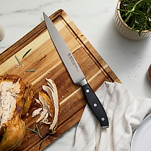 HENCKELS Forged Premio Carving Knife, 8-inch, Black/Stainless Steel