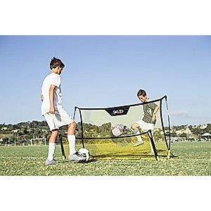 SKLZ Quickster Soccer Trainer Portable Soccer Rebounder Net for Volley, Passing, and Solo Training