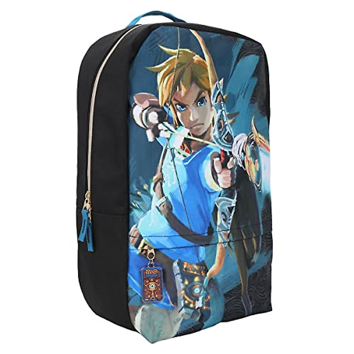 The Legend Of Zelda Breath Of The Wild Champion Link Black Laptop Backpack