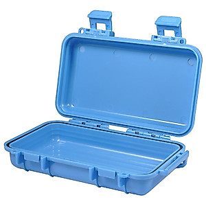 Aosiyp Waterproof Dry Box,Waterproof Storage Case,Waterproof Box Shockproof Dry Storage Box with 2 U?Shape Buckle for Fishing Cam Hiking (Blue)